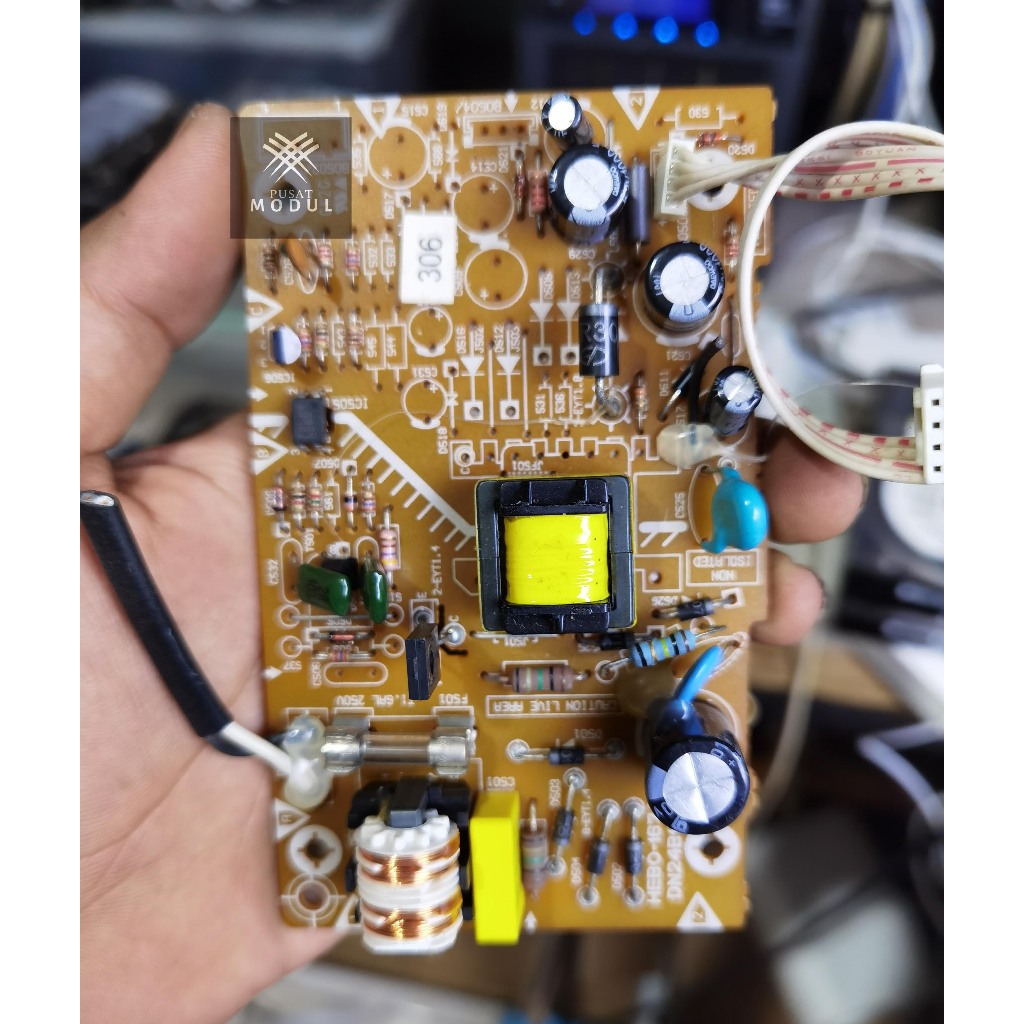 Jual power supply dvd polytron DVD 2255HC / psu dvd polytron DN24B177 ...
