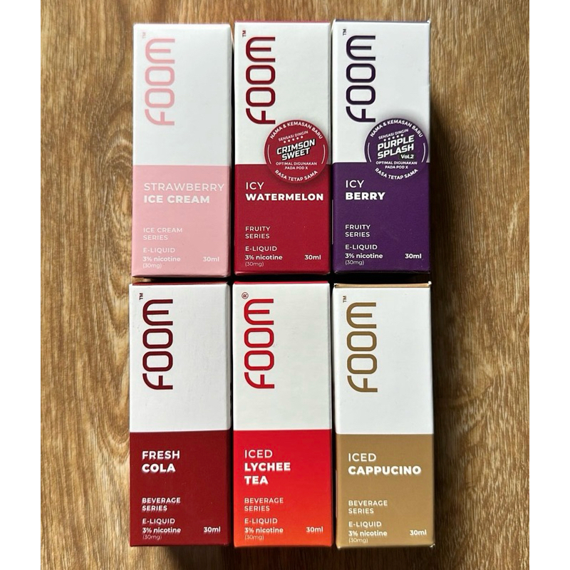 Jual FOOM SERIES 30Ml 50/50 LIQUID SALT | Shopee Indonesia