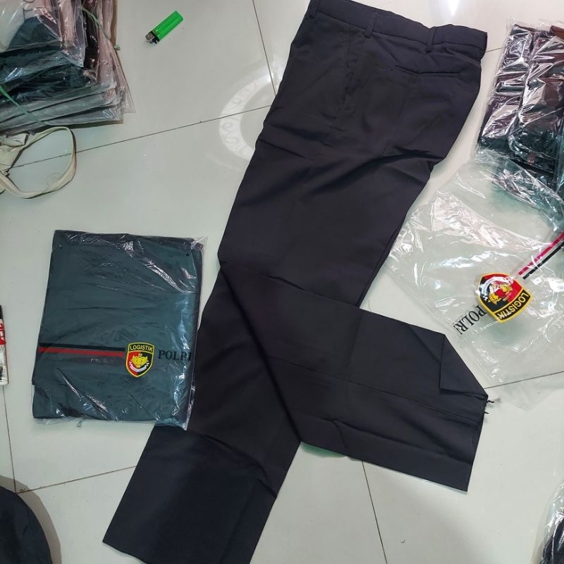 Jual CELANA PANJANG PDH SUS,PDH COKLAT & PDH HITAM JATAH POLSI | Shopee ...