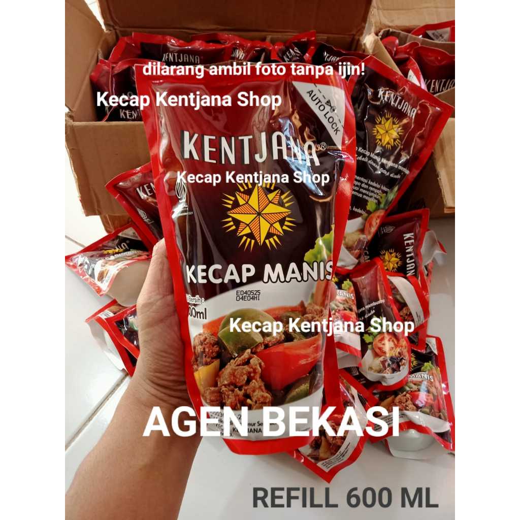Jual Kecap Kentjana Refill 600 ml Standing Pouch 100% Original Produk ...
