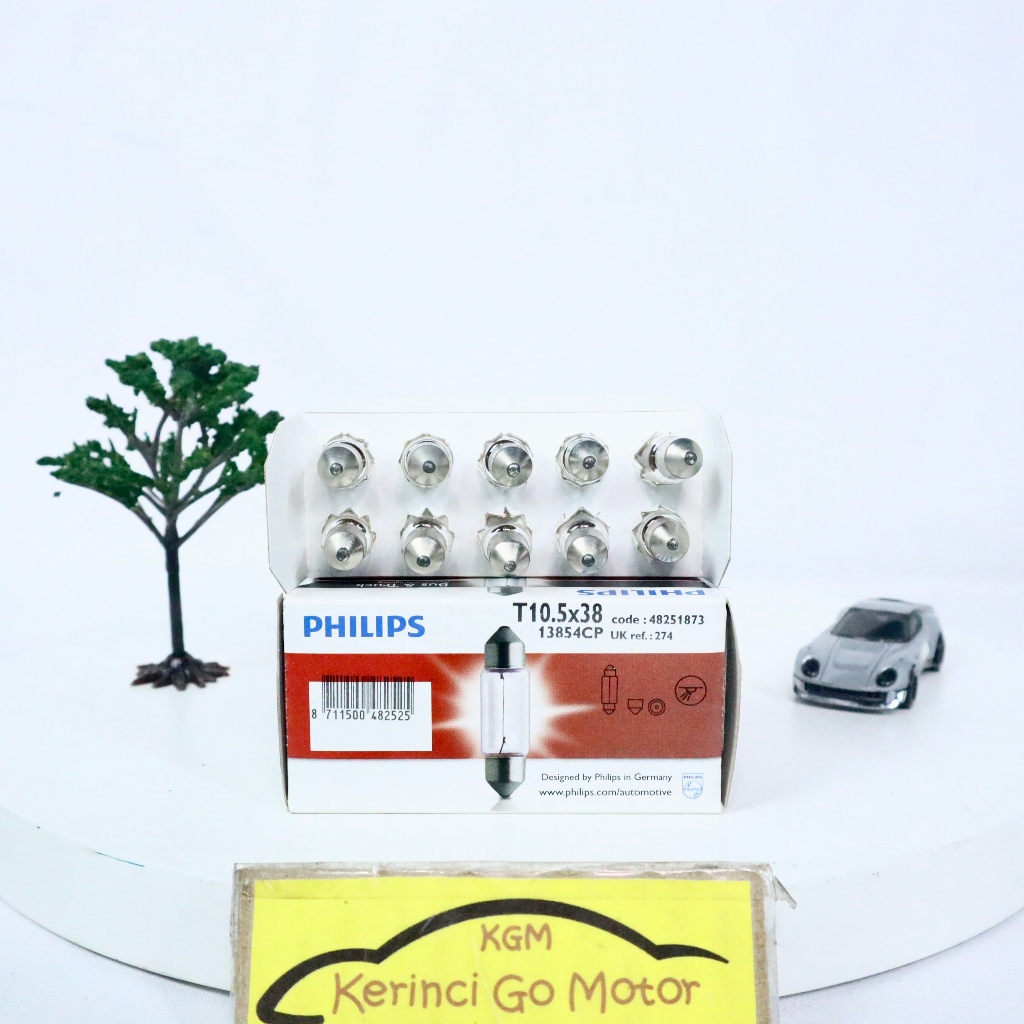 Jual Philips Fest T10.5x38 24 Volt 10 Watt 13854CP Bohlam Plafon 37mm Lampu Cabin Capsule Mobil ...