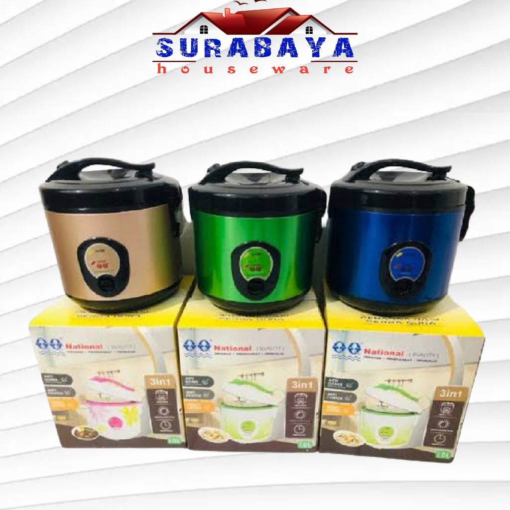 Jual MAGICCOM 1 LITER NATIONAL QQ / RICECOOKER 3in1 Rice Cooker QQ 1 Liter / QQ 1 Liter M-818 ...