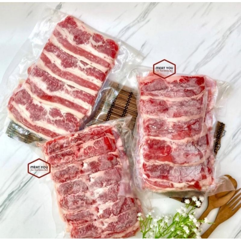 Jual USA Shortplate beef slice / Daging slice 1mm | Shopee Indonesia