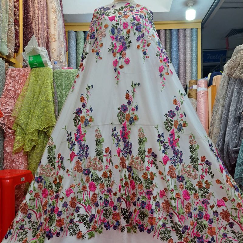Jual Kain Tulle Garden Two Tone Premium | Shopee Indonesia