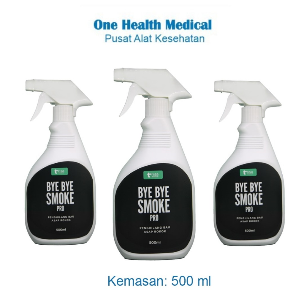 Jual Odor Eliminator Bye Bye Smoke Pro 500ml TRISA ( Penghilang bau rokok ) | Shopee Indonesia