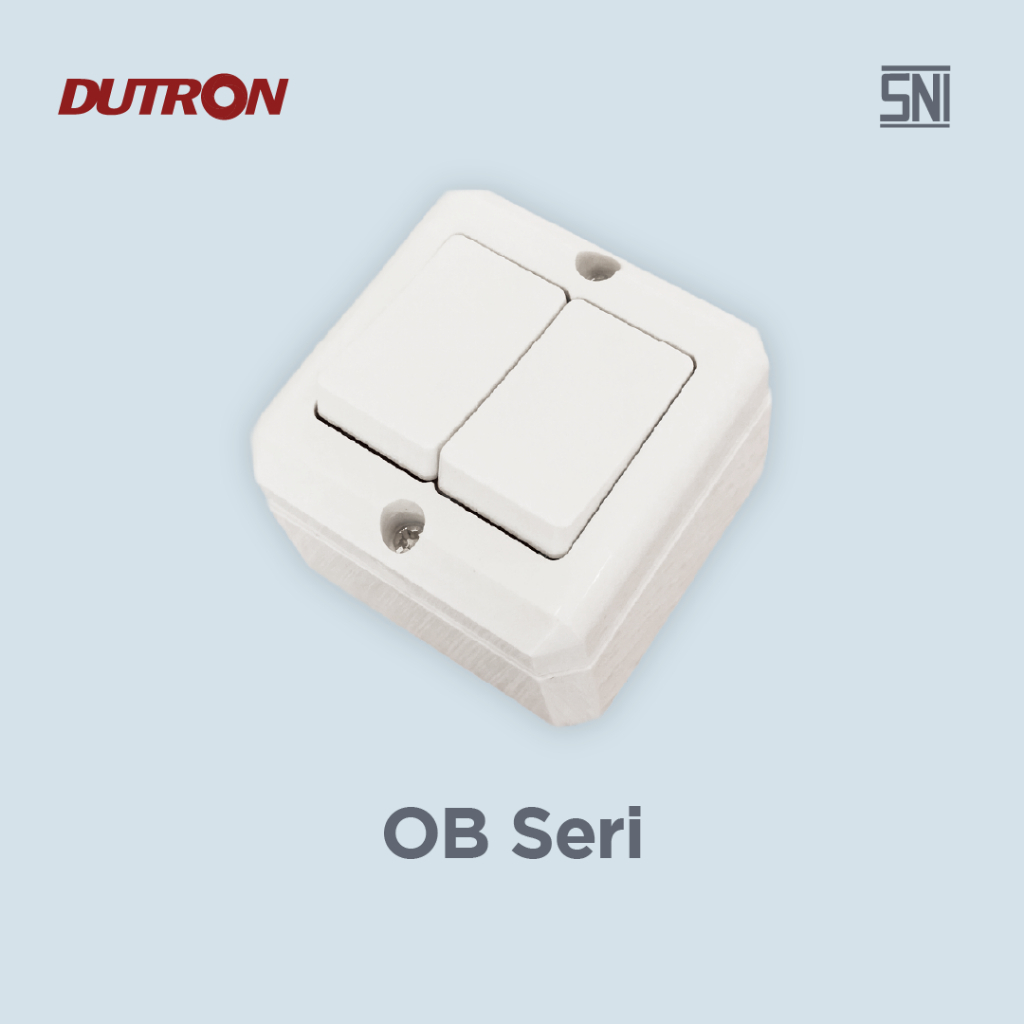 Jual Saklar Seri Double Outbow OB Saklar Ganda tempel dua SNI DV-OBS-01 ...