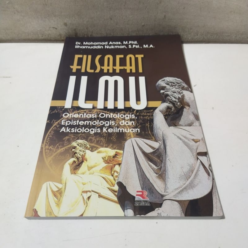 Jual Buku Filsafat Ilmu Orientasi Ontologis, Epistemologis, dan ...