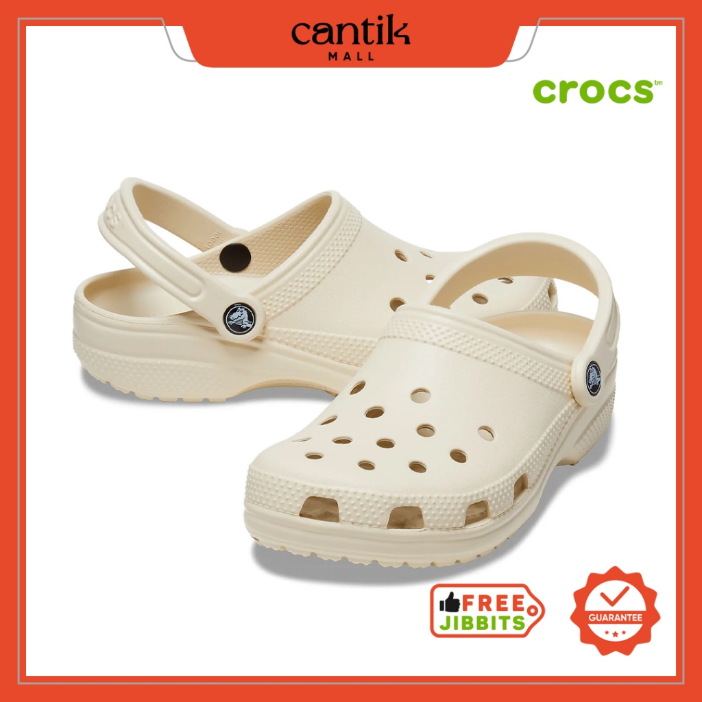 Jual [COD] Sendal Crocs Original Classic Clog Cream - CM | Shopee Indonesia