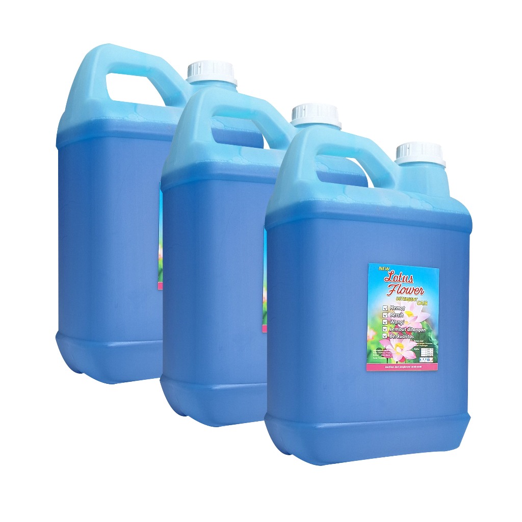 Jual HEMAT BERSIH DAN WANGI DETERJEN CAIR LOTUS FLOWER BLUE NETTO 5 ...