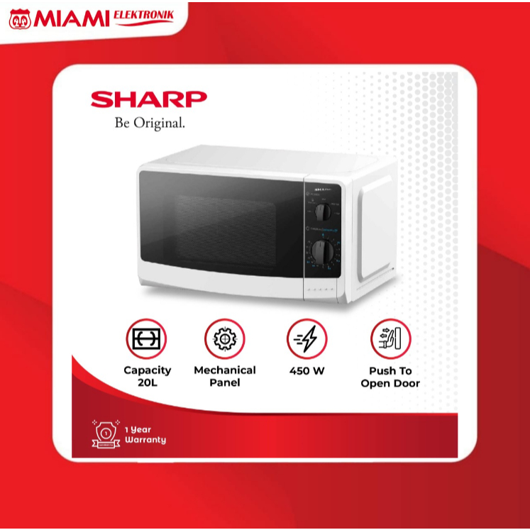 Jual Sharp R-220MA-WH / R220MAWH Oven Microwave 450Watt 20 liter ...