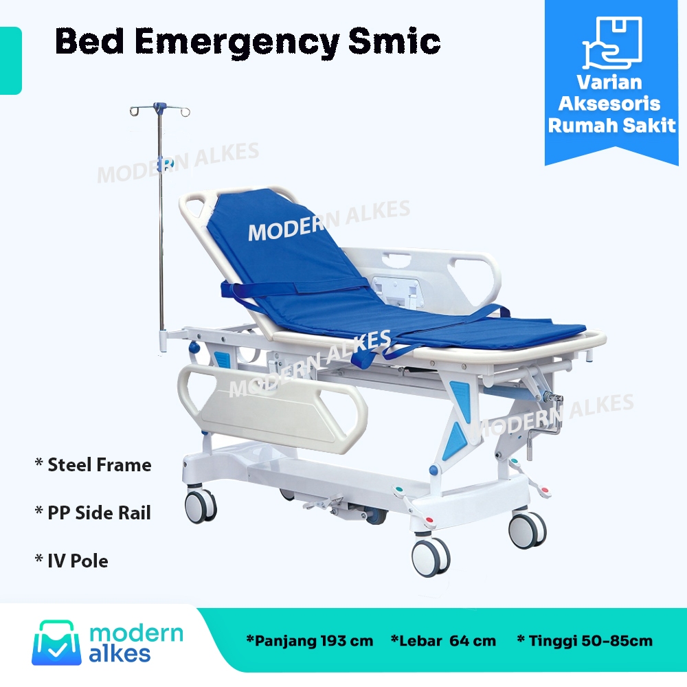 Jual Bed Emergency - Bed Stretcher UGD / IGD Pasien - Bed Transfer ...