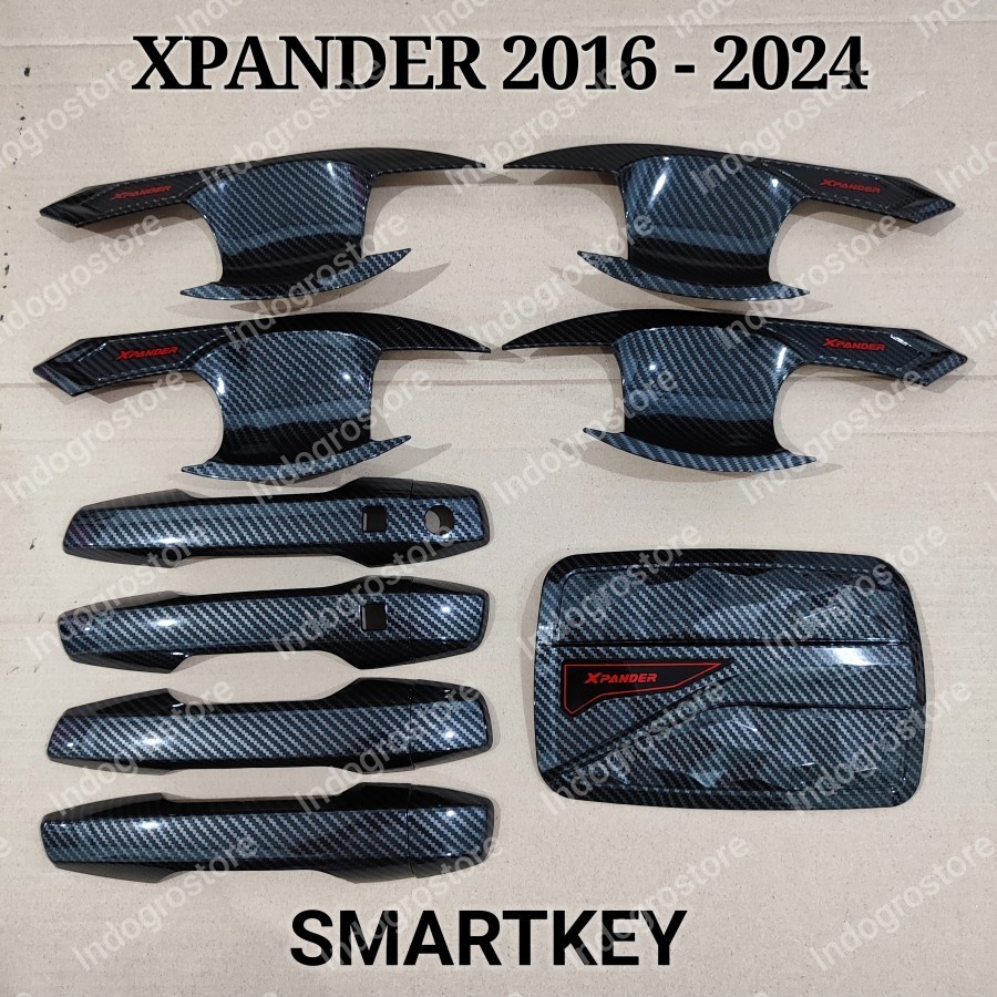 Jual Paket Cover Handle Outer Tangki Carbon Mobil Xpander 2016 2017 2018 2019 2020 2021 2022 ...