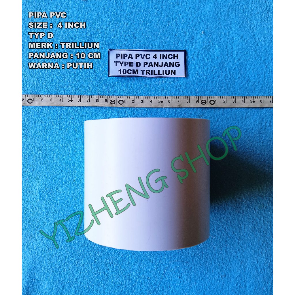 Jual Pipa Pvc 4 INCH TYPE D RUCIKA (PANJANG 10CM) | Shopee Indonesia