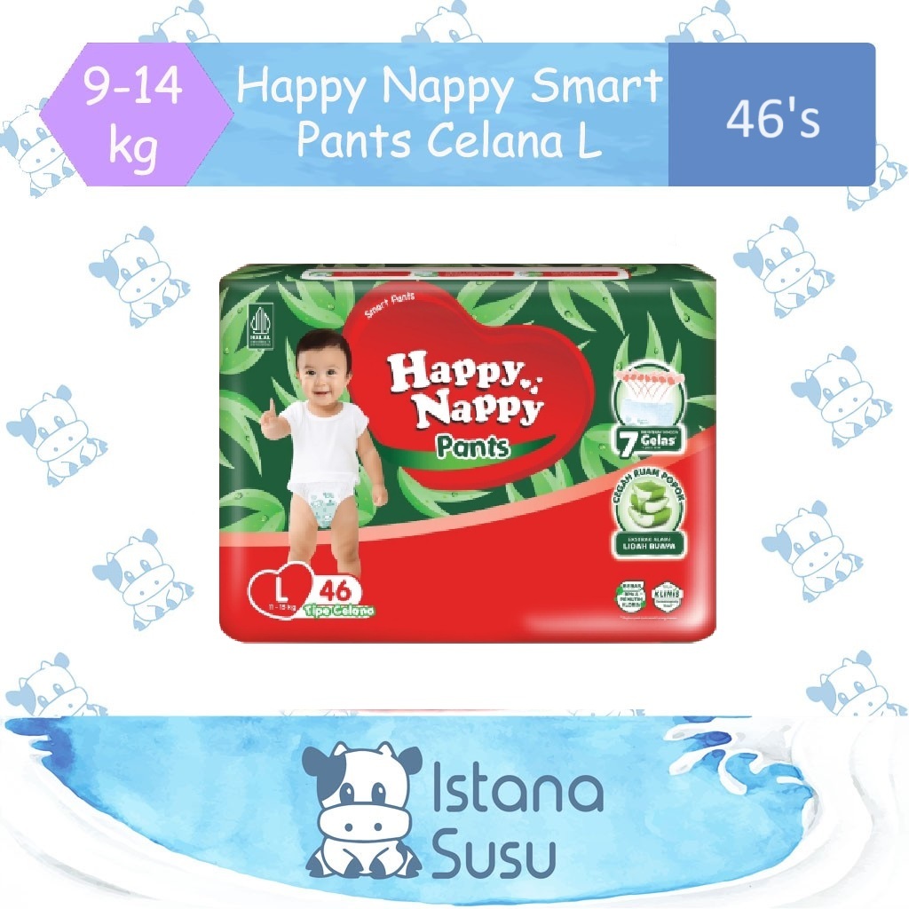 Jual Happy Nappy Smart Pants Jumbo Celana Ukuran S / M / L / XL / XXL ...