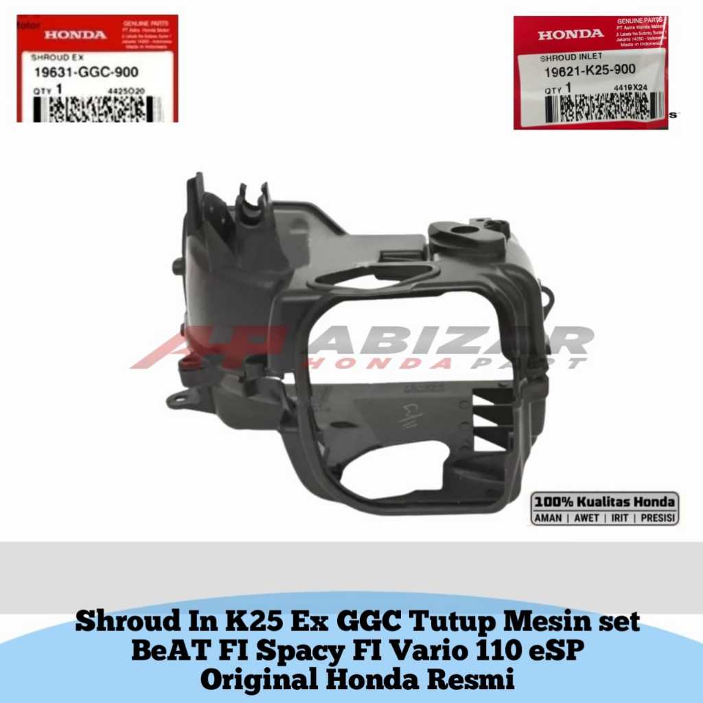 Jual 19621-K25-900 19631-GGC-900 Cover Tutup Mesin Atas Bawah Beat fi ...