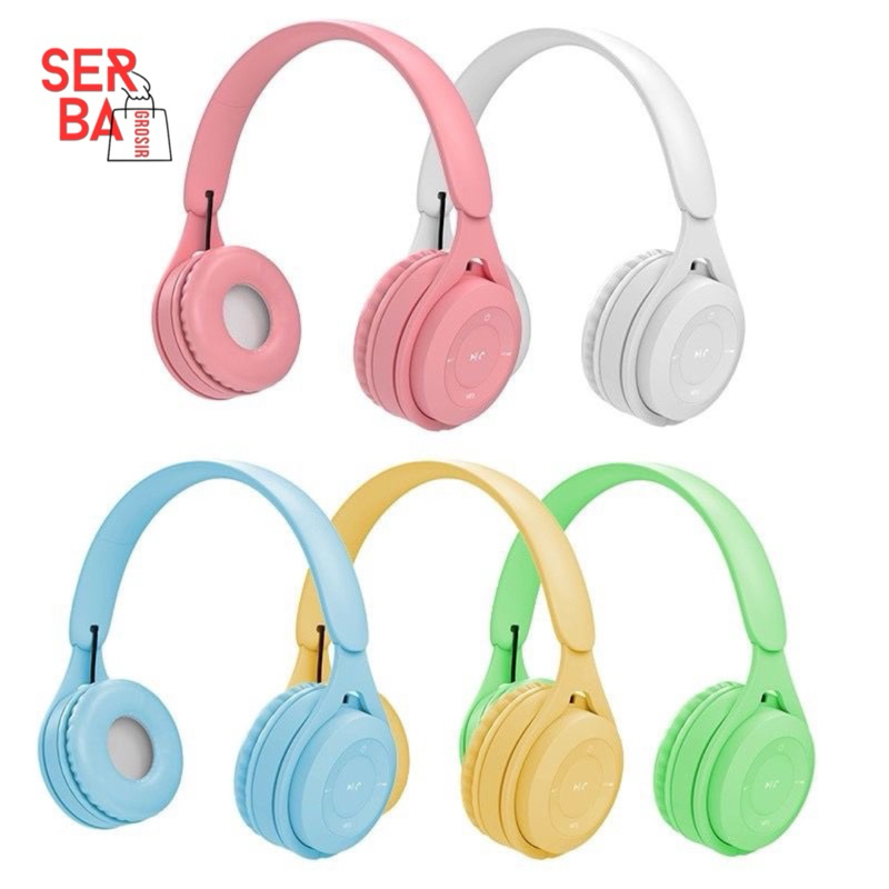 Jual Headphone Bluetooth Y08 Earphone Macaron Wireless With Mic Suara ...