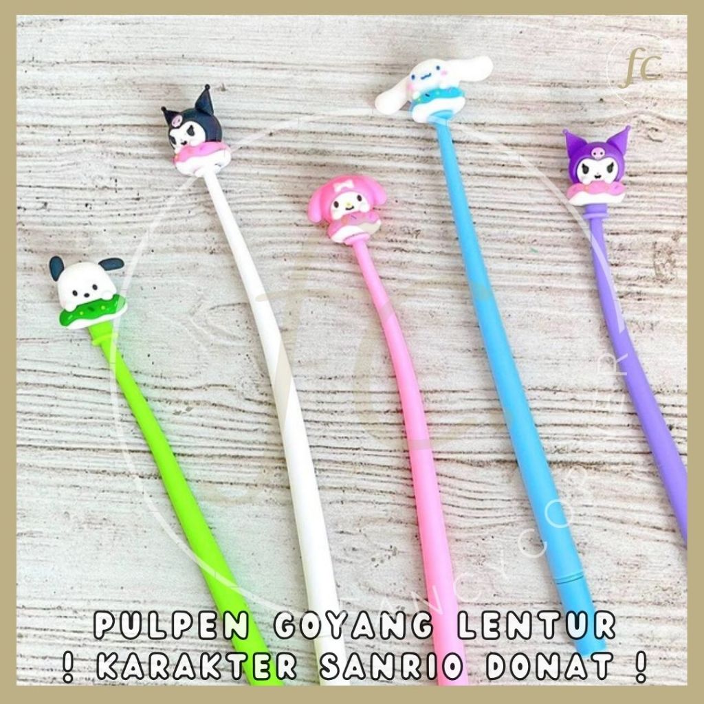 Jual Pulpen / Pen Doodle Head Elastis Boneka Lucu Lentur Goyang ...