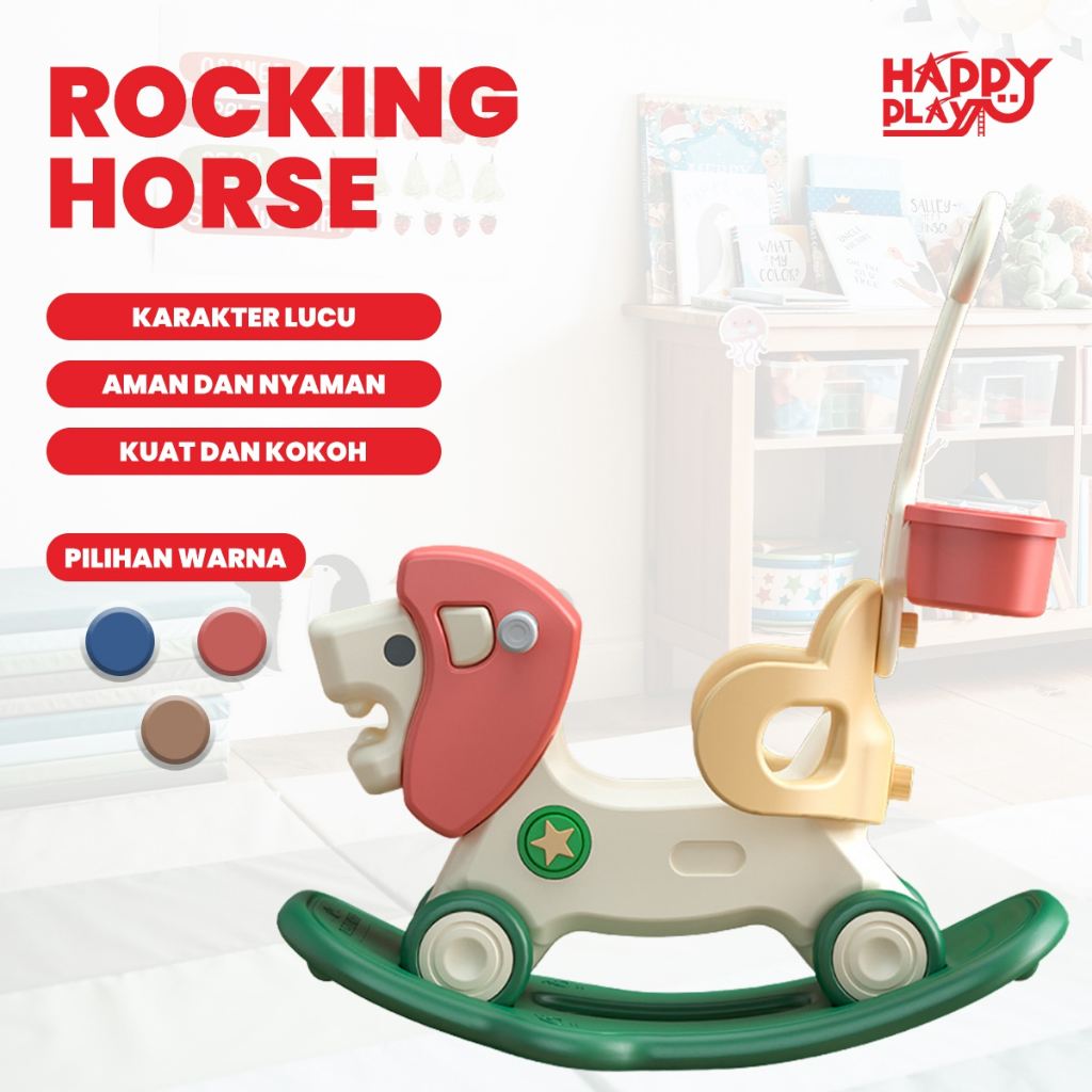 Jual Mainan Rocking Horse Anak Jungkat Jungkit Murah Karakter Lion ...