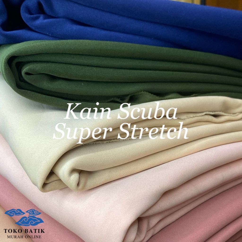Jual Kain Korean SCUBA Original 100% Premium 270 GSM Super STRETCH ...