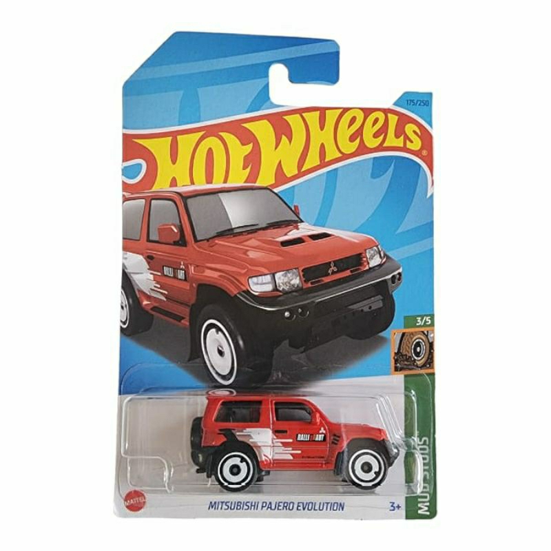 Jual HOT WHEELS MITSUBISHI PAJERO EVOLUTION MERAH | Shopee Indonesia