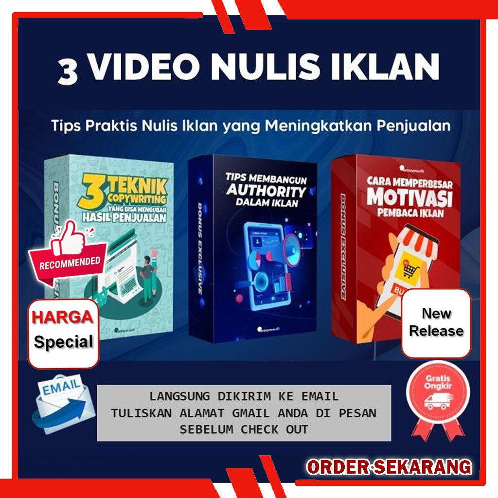 Jual PROMO!! 3 Video Nulis Iklan - Tips Praktis Nulis Iklan Yang ...