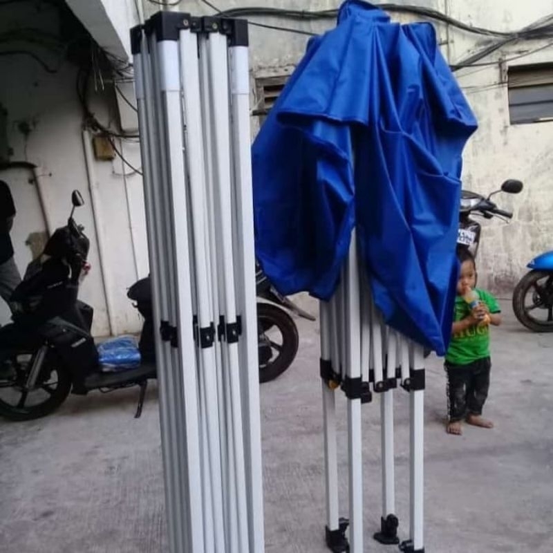 Jual RANGKA TENDA LIPAT UKURAN 2X3 RANGKA PUTIH | Shopee Indonesia