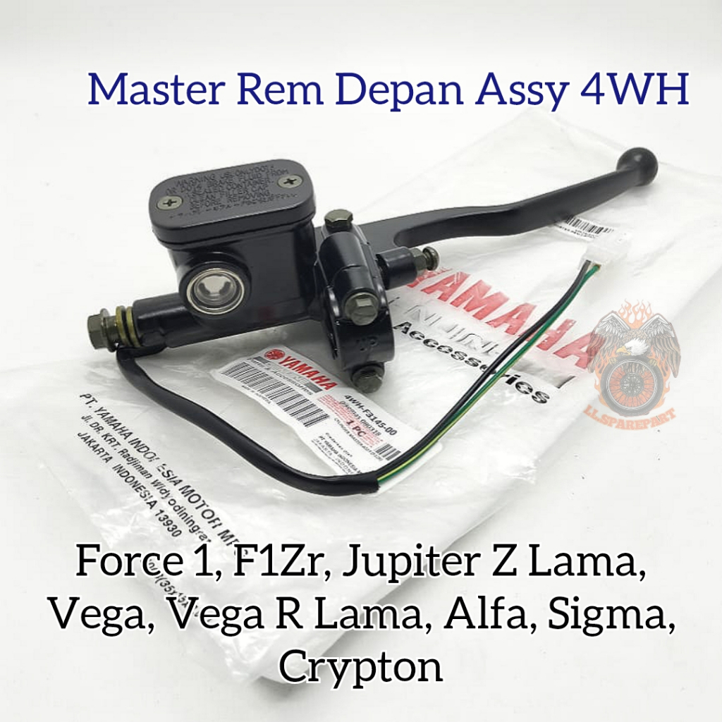 Jual MASTER REM DEPAN ASSY YAMAHA 4WH KUALITAS ASLI ORIGINAL MASTER REM ...