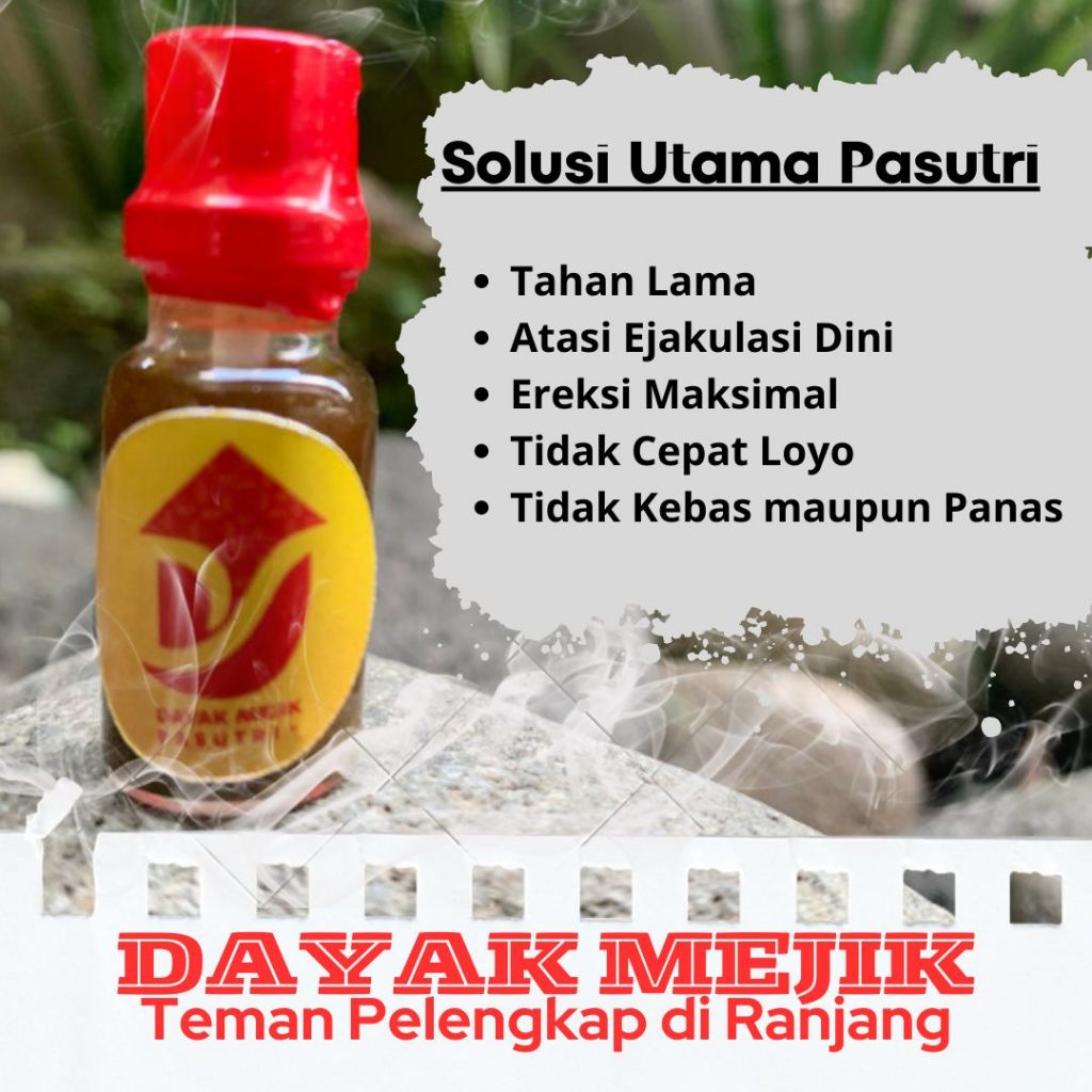 Jual Dayak Mejik Suplemen Pria Perkasa Tahan Lama Minyak Dayak Original ...