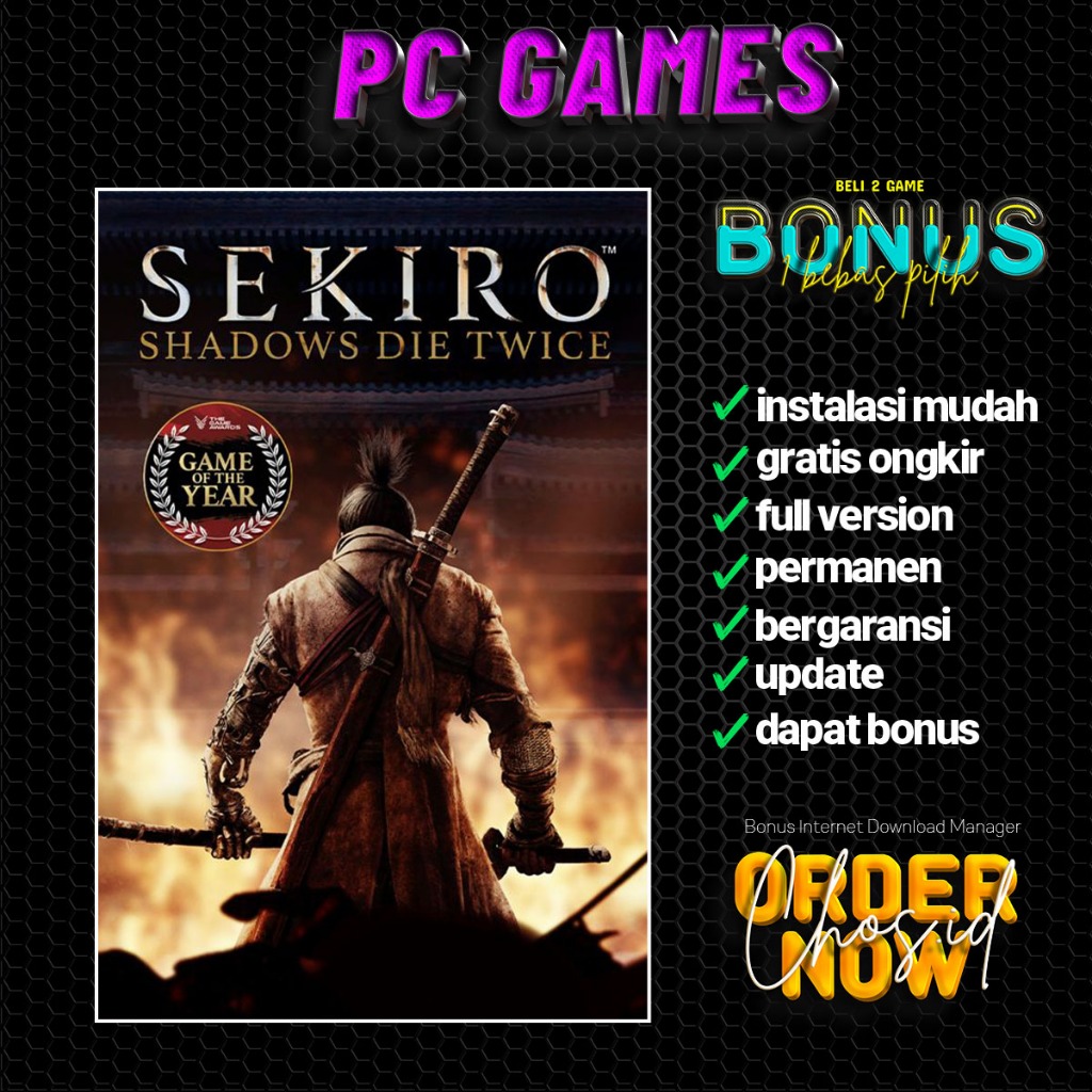 Jual Sekiro Shadows Die Twice | Game PC - Laptop | Shopee Indonesia