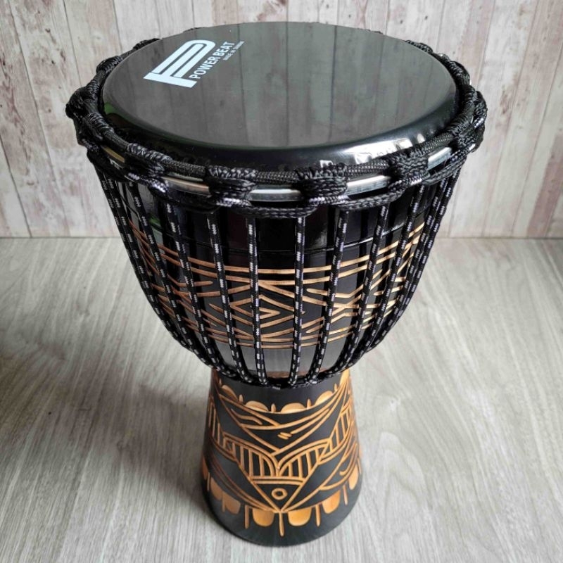 Jual Kendang Jimbe Djimbe Tali Mika 8 inch Tinggi 40cm Gendang Head ...