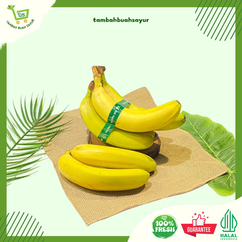 Jual PISANG CAVENDISH SUNPRIDE Berat 900-1 Kg | Shopee Indonesia