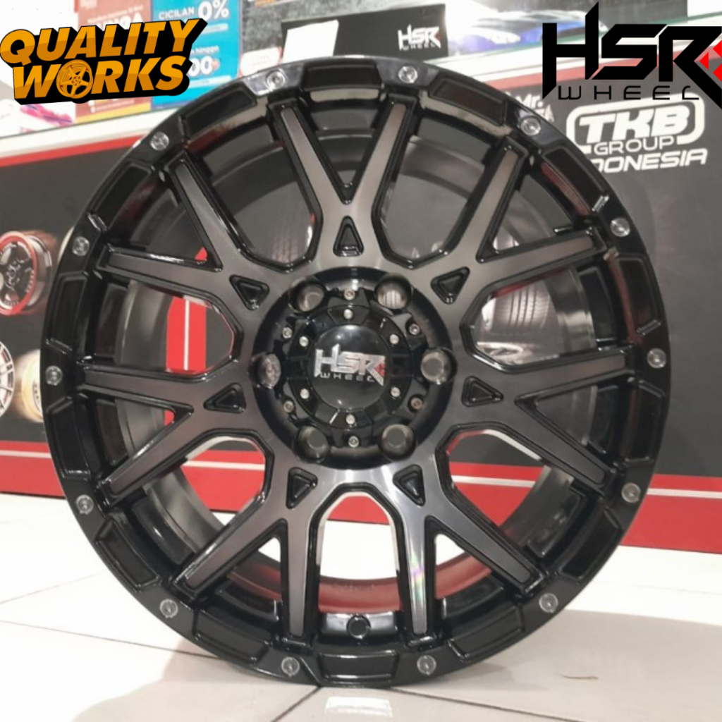 Jual Velg Mobil Suv Ring 17 Lubang 6 Pajero, Fortuner Hilux pelek Hsr Goto R17 Inch pcd 6x139,7 ...