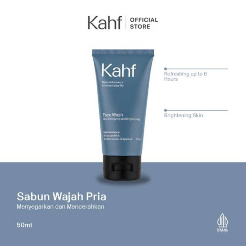 Jual Kahf Skin Energizing & Brightening Face Wash 50 ml | Shopee Indonesia