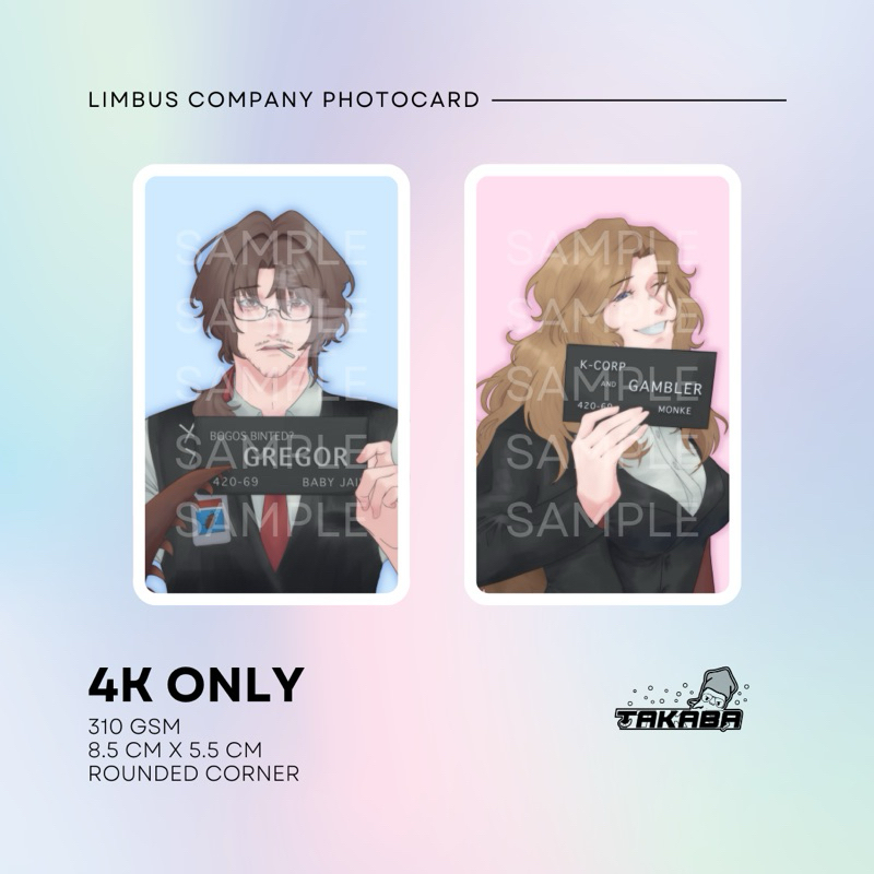Jual LIMBUS COMPANY Gregor-Rodya Barbie Photocard by takaba3150 ...