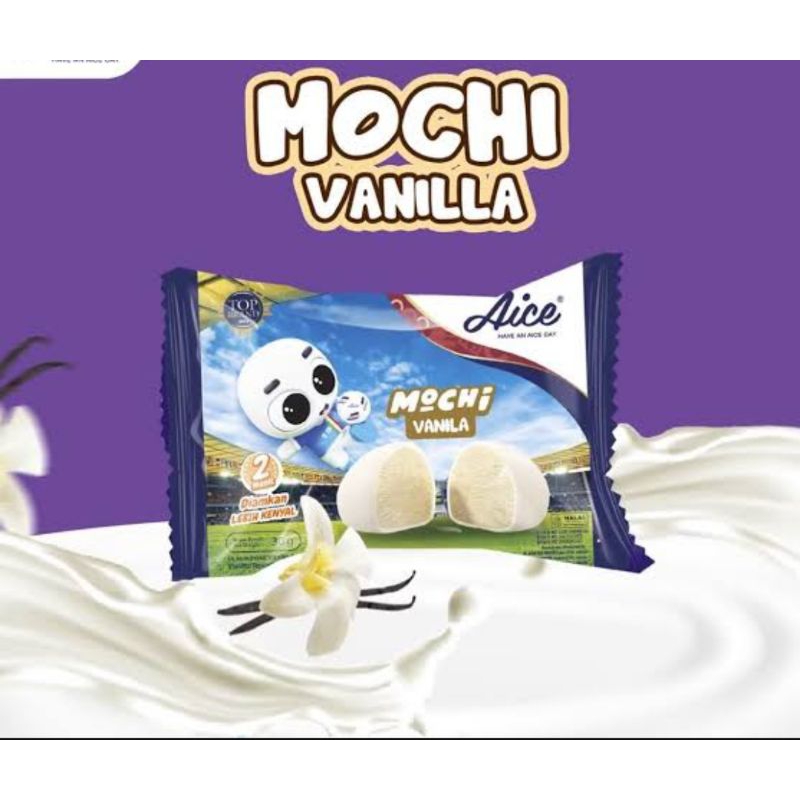 Jual mochi es vanilla aice 30g | Shopee Indonesia