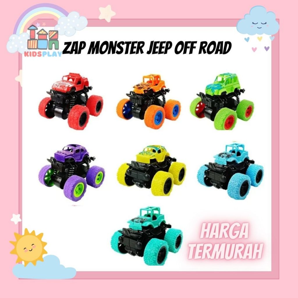 Jual Zap MonsterJeep Off Road Mobil Jeep Mainan Mobil Mobilan Anak ...