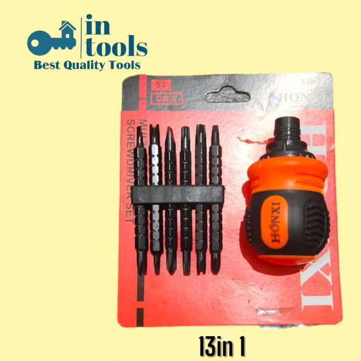 Jual Obeng Cebol Set Honxi Rachet CRV Mini Set 13in1 BB Bolak Balik ...