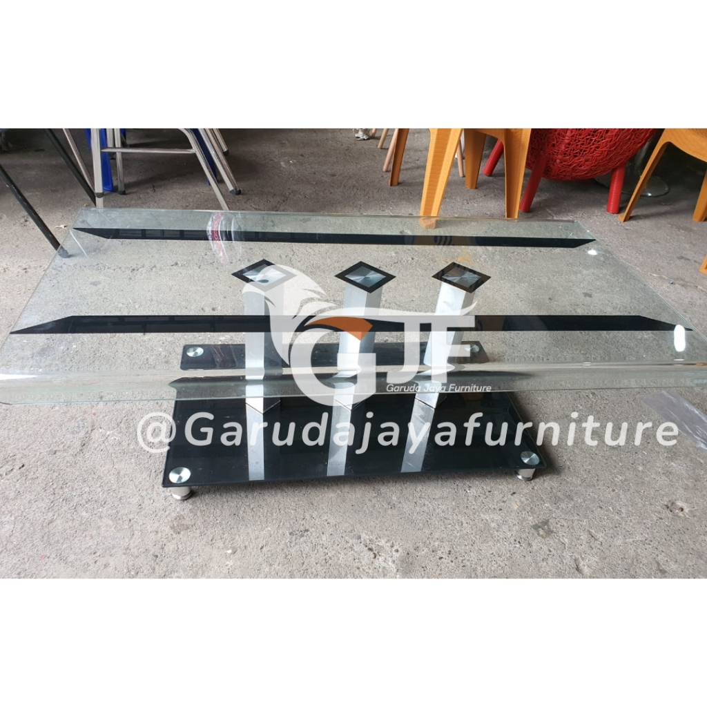 Jual MEJA TAMU KACA/MEJA SOFA KACA/MEJA SOFA 2 TINGKAT/MEJA TAMU ...