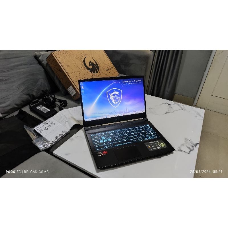 Jual MSI BRAVO 15 B7ED RYZEN 7535HS RX6550M 8GB 512GB RESMI FULLSET ...