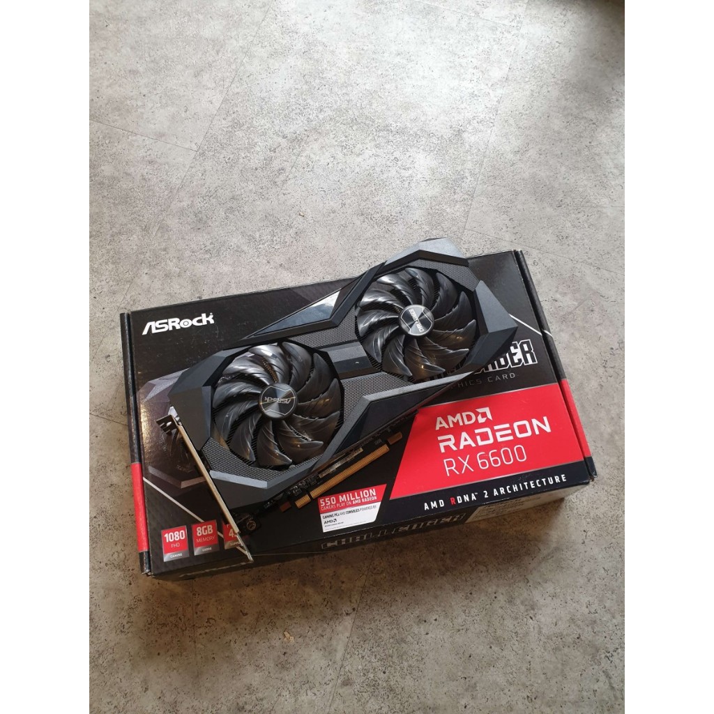 Jual ASROCK RX 6600 CHALLENGER D 8GB DDR6 128BIT RADEON VGA / RX6600 ...