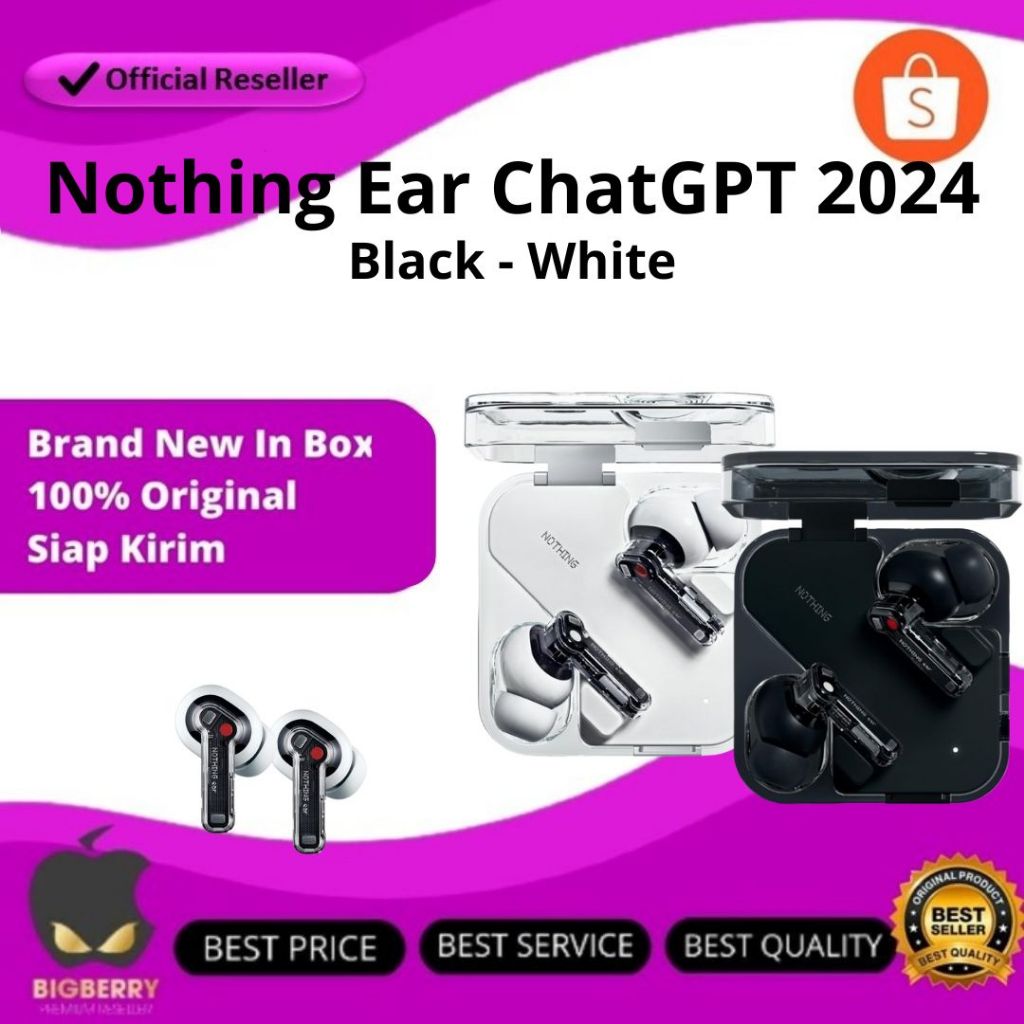 Jual Nothing Ear True Wireless with ChatGPT Integration TWS Smart ANC ...