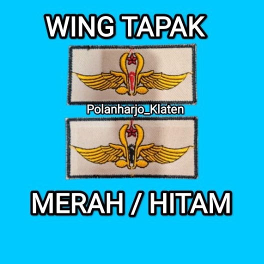 Jual WING TAPAK MERAH KOTAK / WING TAPAK HITAM KOTAK / WING TAPAK ...