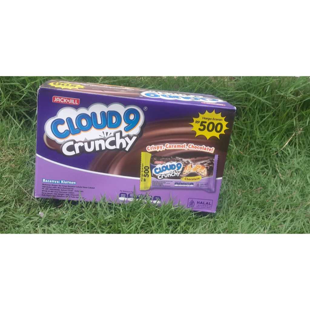 Jual Cloud9 Crunchy Chocolate Renyah isi 24 pcs | Shopee Indonesia