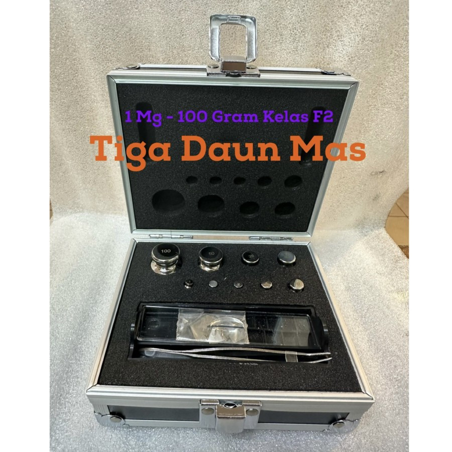 Jual Batu Timbangan Anak Timbangan Stainless Sonic 1 Mg - 100 Gram Kelas F2 | Shopee Indonesia