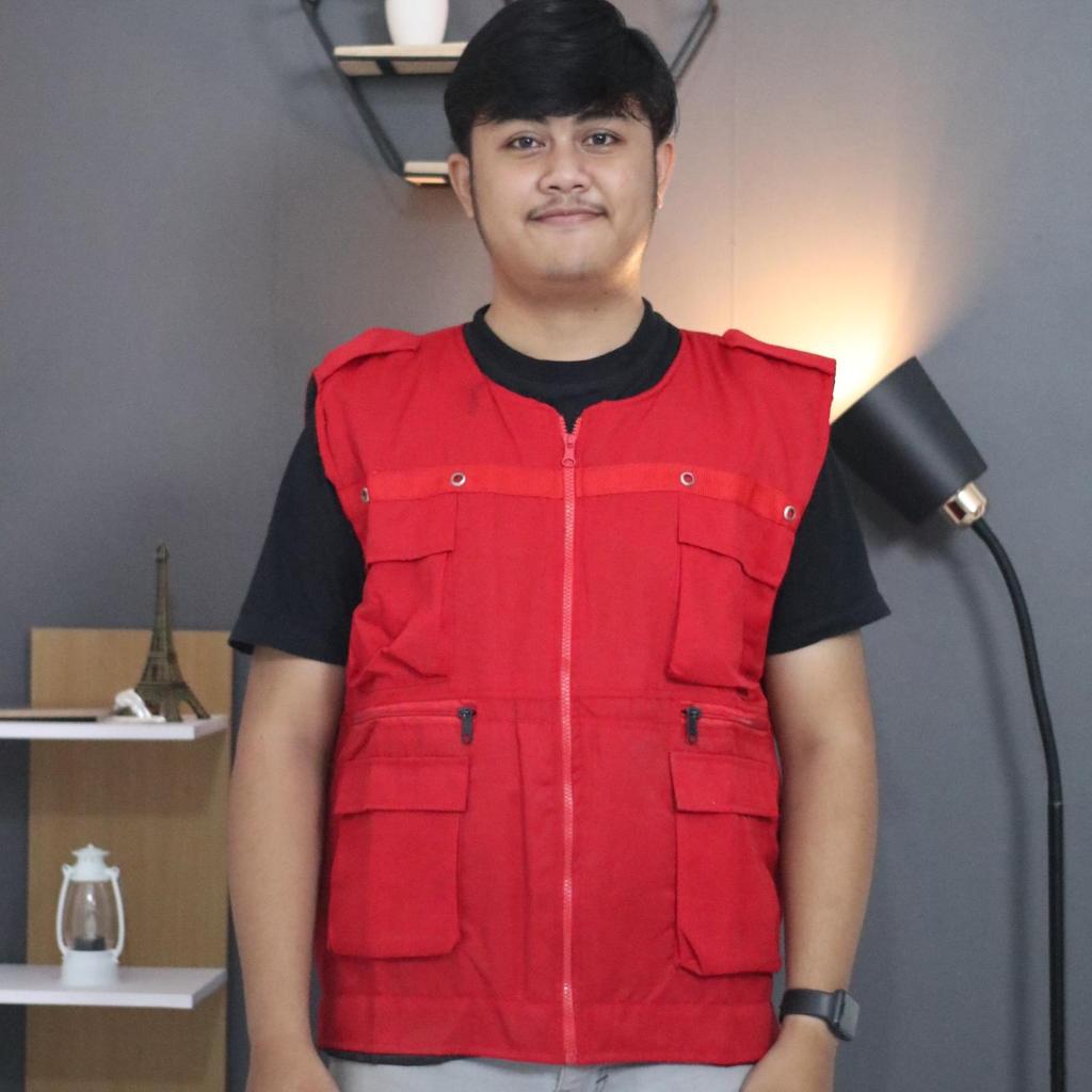 Jual CREDIFOX Rompi tactical / rompi cargo / vest pria casual / rompi ...