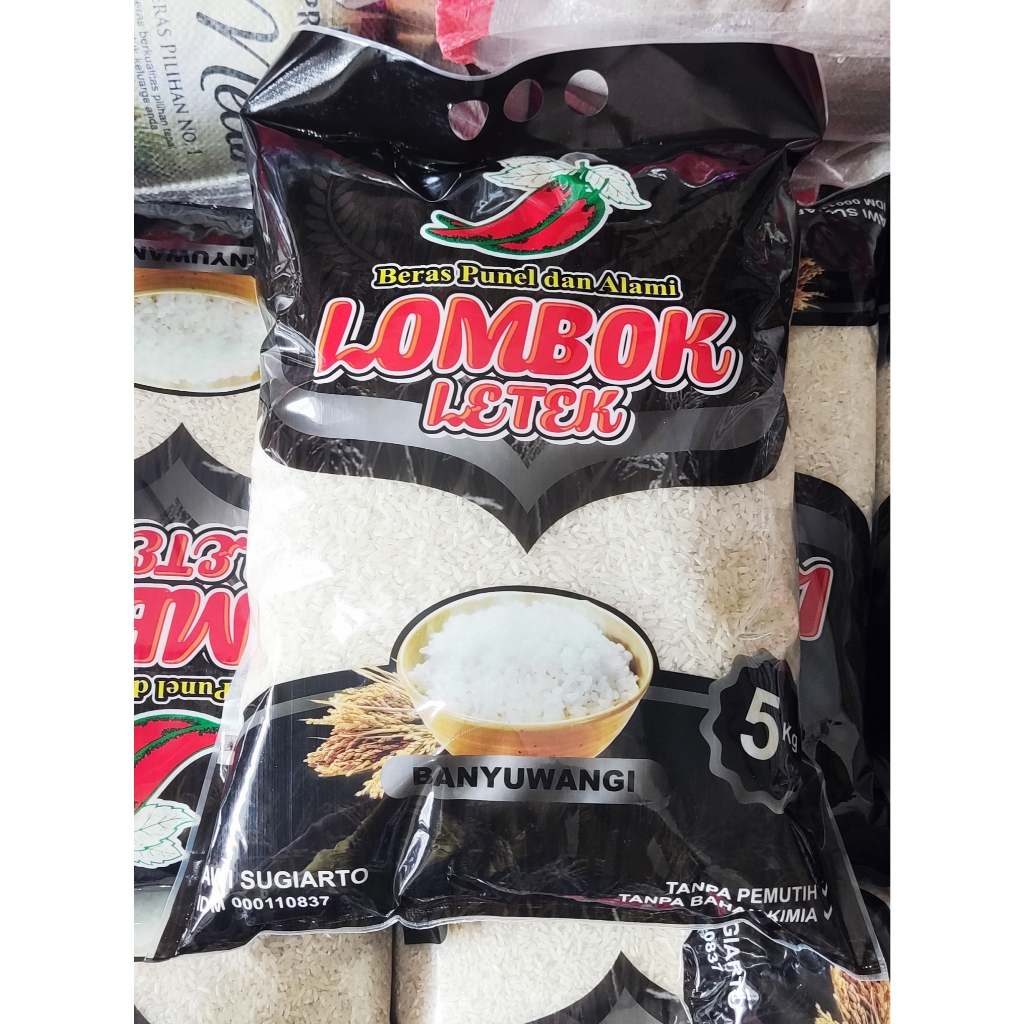 Jual Beras Putih Cap Lombok 5 kg | Shopee Indonesia