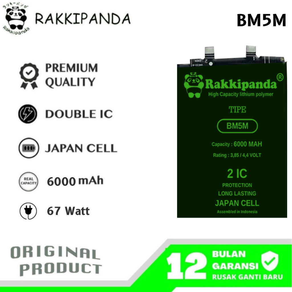 Jual RakkiPanda - BM5M Redmi K60 Batre Batrai Baterai | Shopee Indonesia