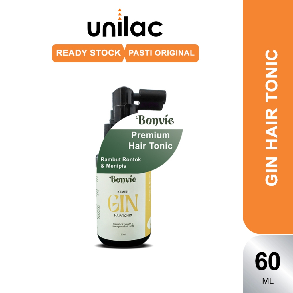 Jual Bonvie Kemiri Gin Hair Tonic Ginseng Rambut Rontok 60ml - Bonvie ...