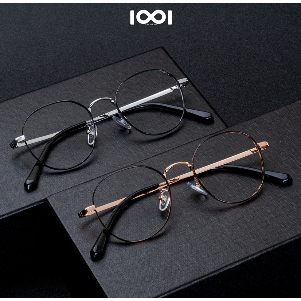 Jual IOOI Eyewear - Kacamata Geometric Titanium PC Anti Radiasi Blueray ...