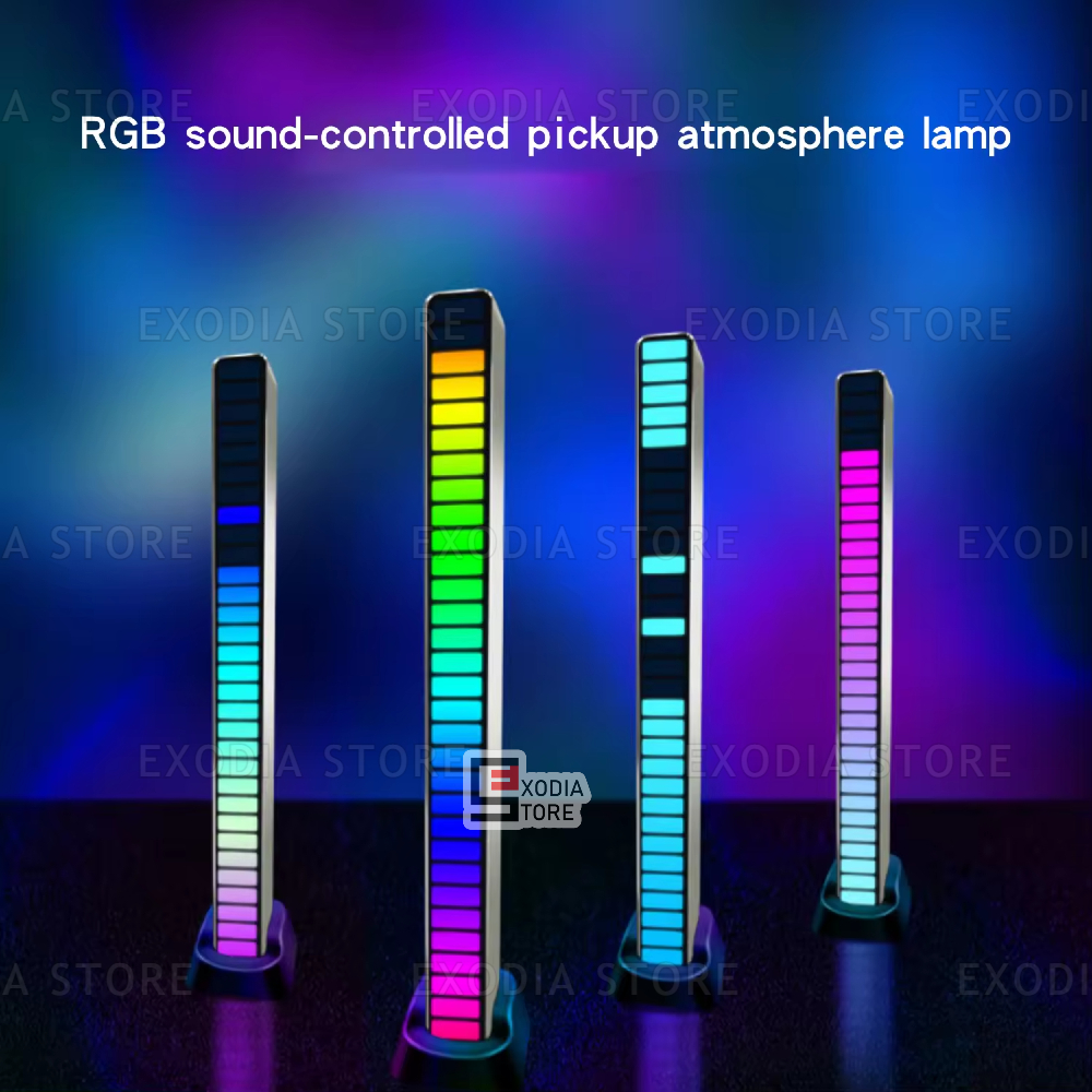 Jual Lampu LED RGB Musik Spektrum Sensor Suara | Lampu Ritme LED Sensor ...